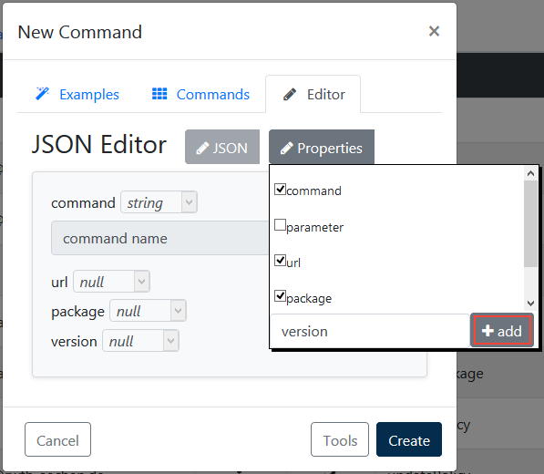 How to customize commands
