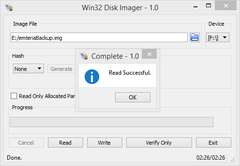 How to clone SD cards on Windows